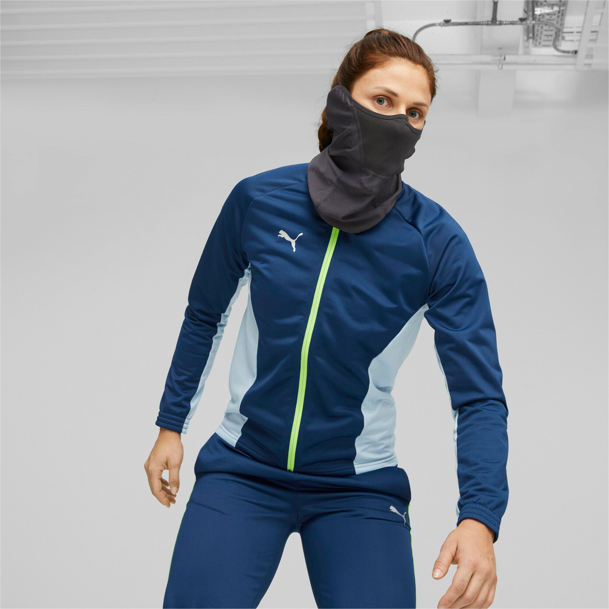 Снуд PUMA Indwinterized Face Mask для мужчин и женщин, универсальный, черный — фото 1