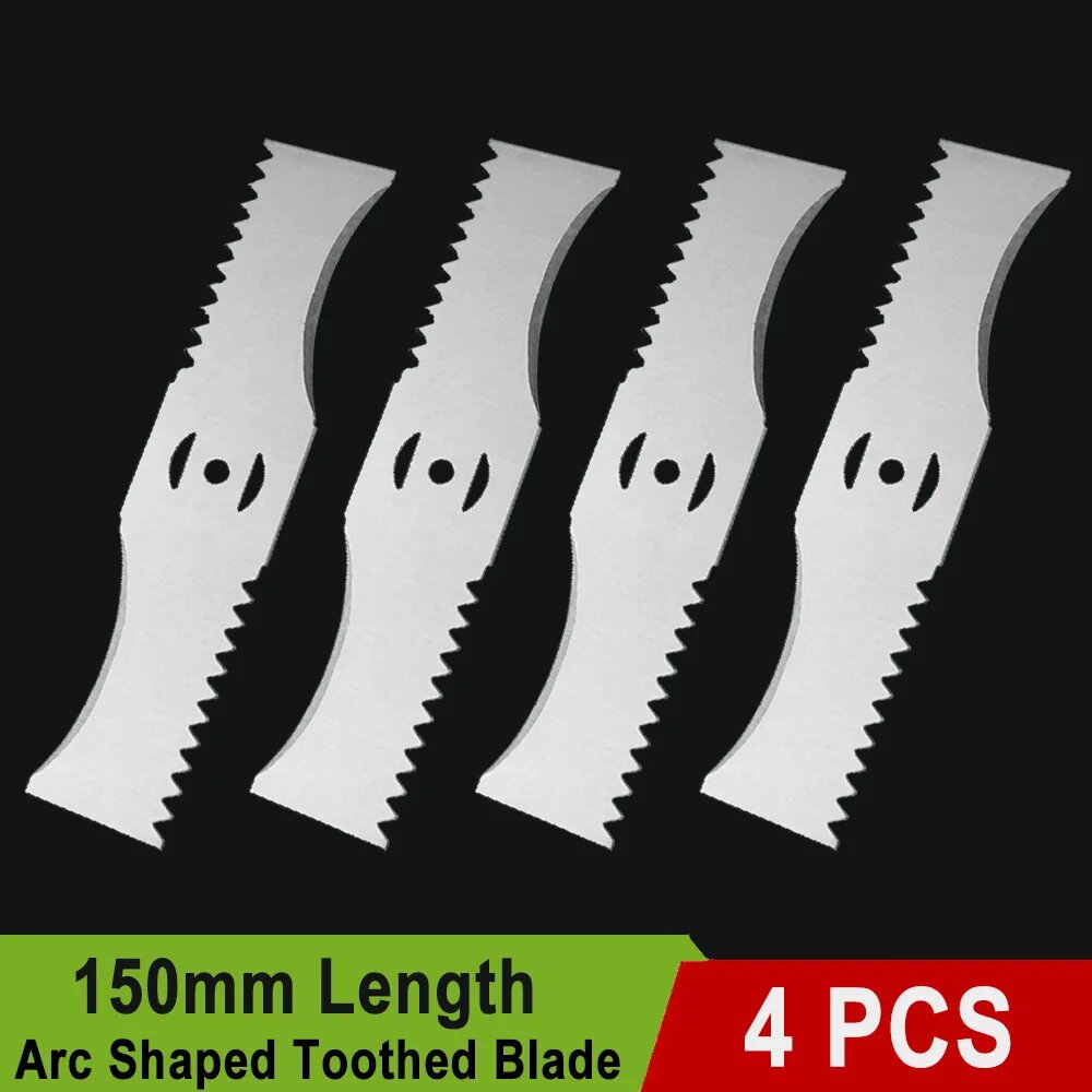 Зубчатое лезвие 150 мм для газонокосилок 4PCS Blade