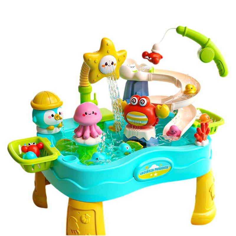 (набор) Игрушка для воды рыбалка , синяя