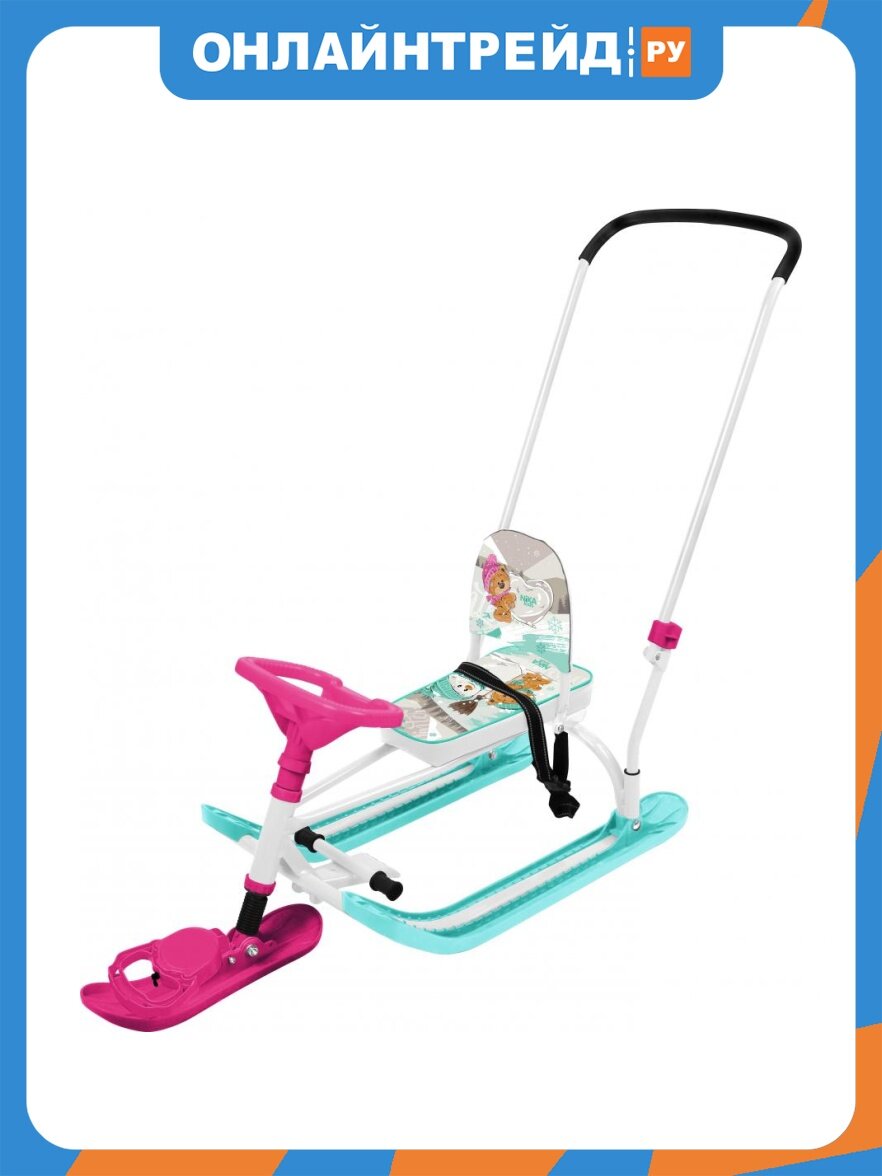 Снегокат Nika Twiny 2+ (с забавными медвежатами)