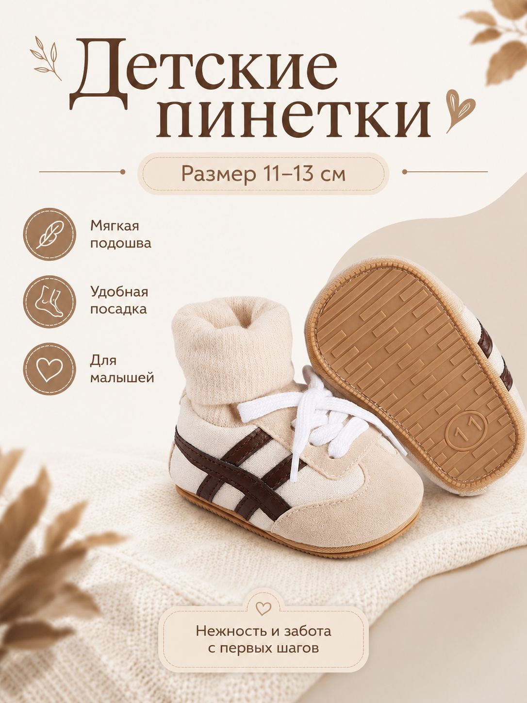 Носки 11 RU / Длина стопы 11 см