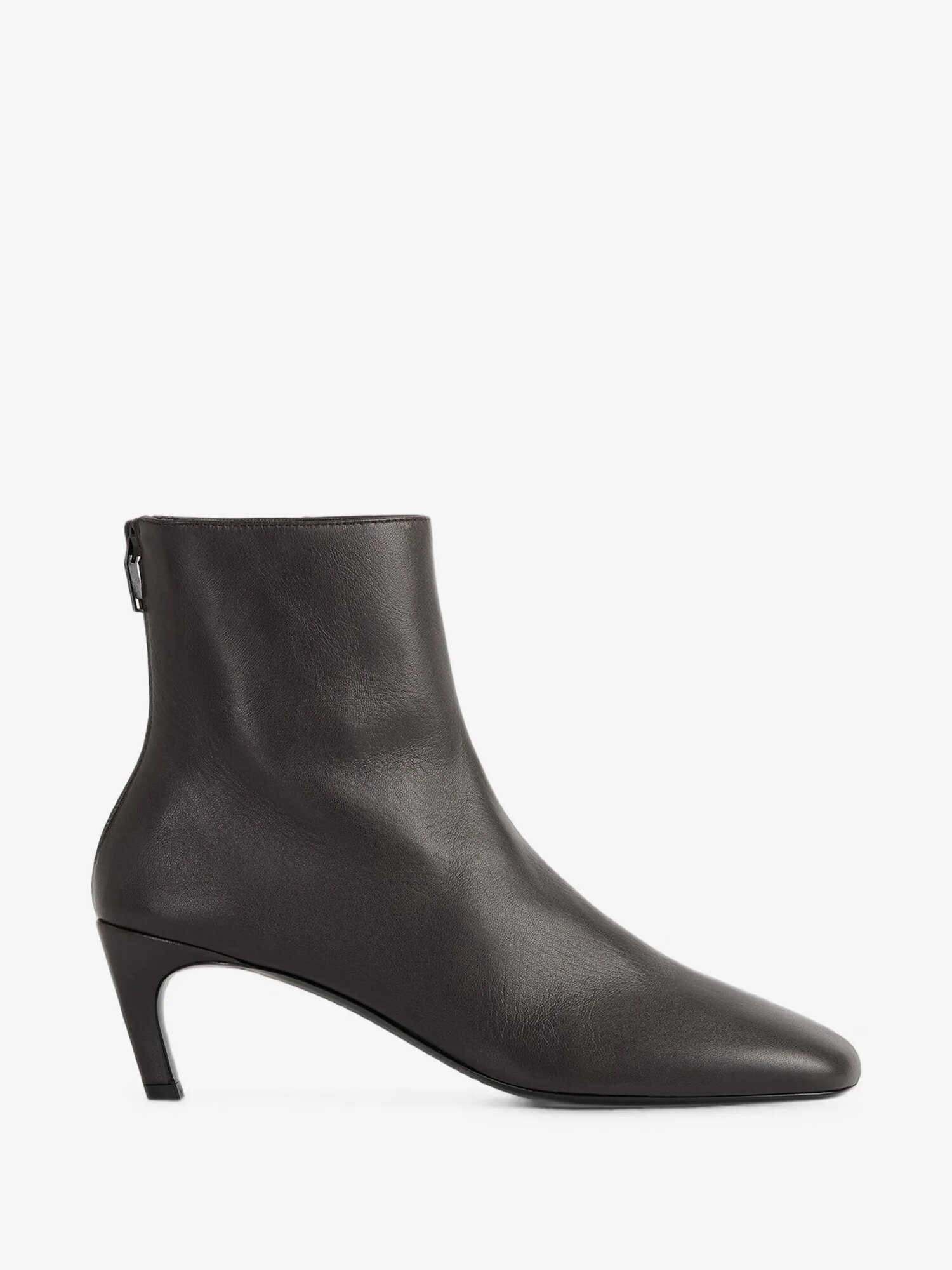 Ботинки TOTEME Square-toe leather boots
