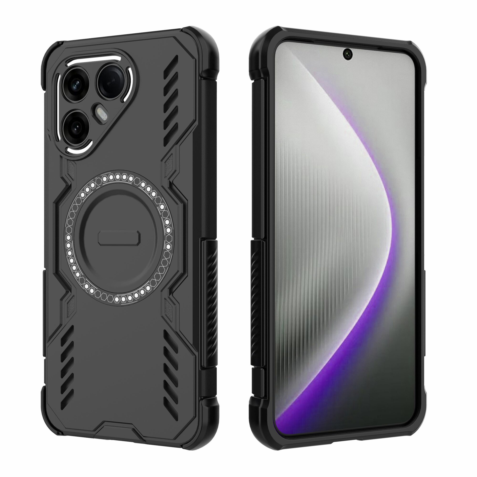 Противоударный чехол для Tecno Pova 7 Ultra 5G, с защитой камеры ARMOR CASE противоударный с MagSafe