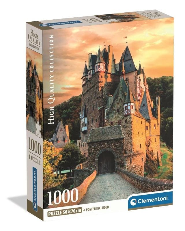 Пазл Clementoni High Quality Golden Hour At Eltz Castle, 1000 элементов, 70x50 см
