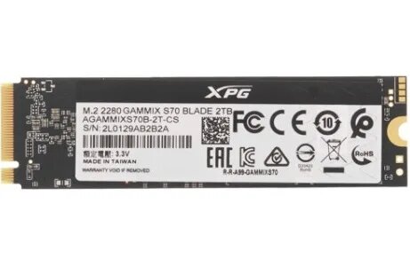 ADATA SSD M.2 2TB A-data Xpg Blade S70 AGAMMIXS70B-2T-CS