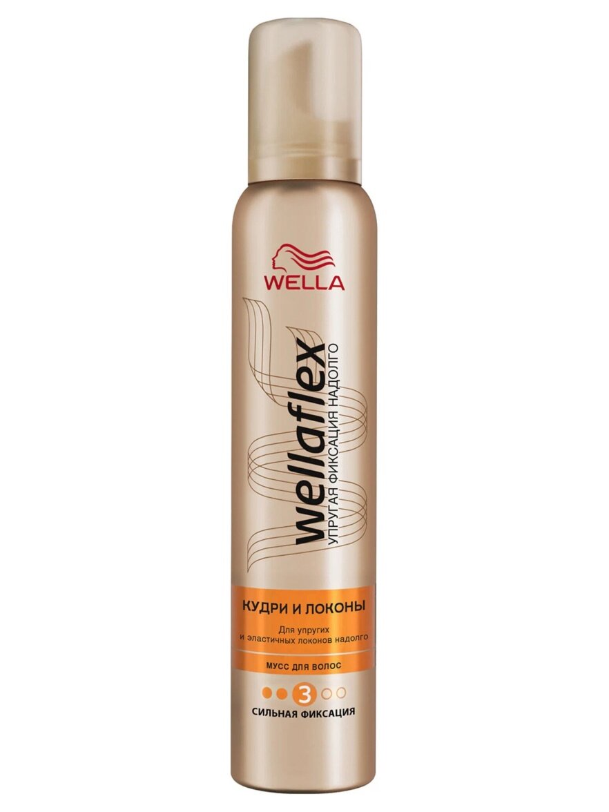 Мусс для волос Wellaflex Curl&Wav Кудри и локоны, сильной фиксации 3, 200 мл