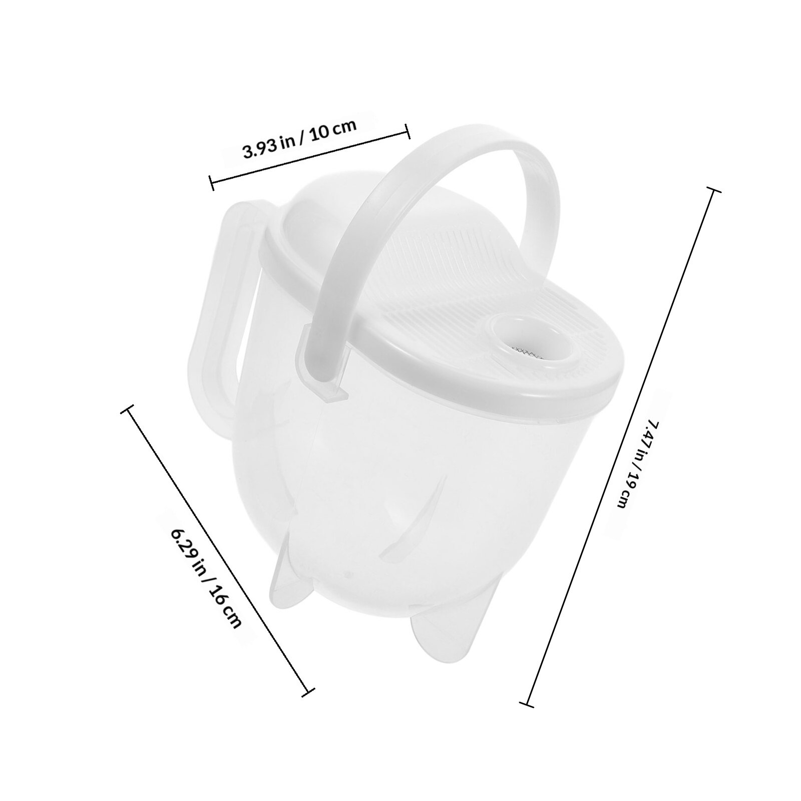 Ванна Для Промывки Риса С Ситом Белого Цвета Размером 19.00X16.00X10.00Cm