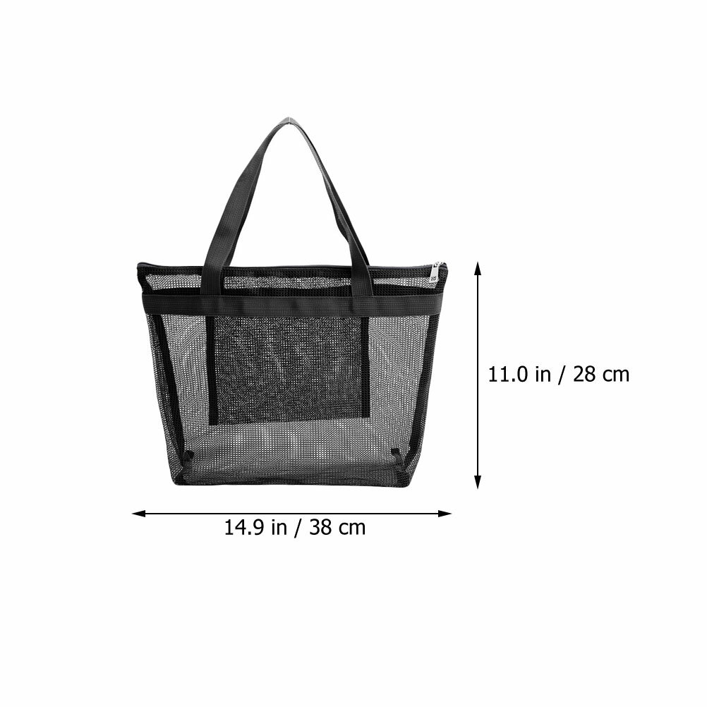 Сетчатая Сумка Для Пляжа Женская Большой Размер 2 Штуки 38X28Cm