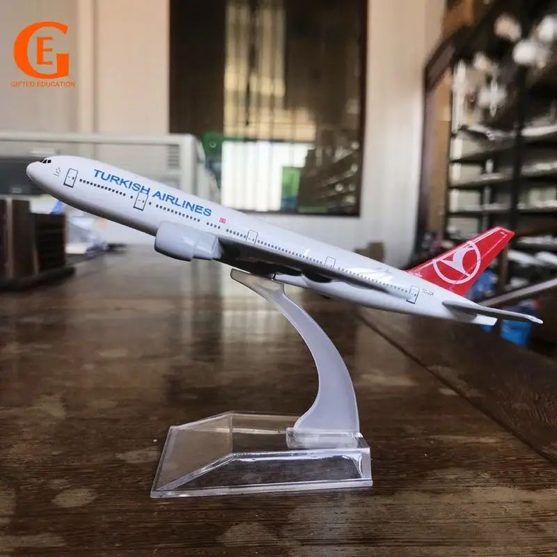 Турецкие Авиалинии Боинг 777, Металлическая Модель Самолета, Turkish Airlines B777