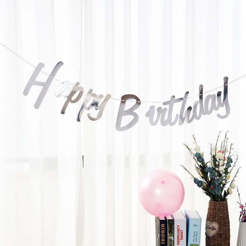 Растяжка гирлянда Happy Birthday