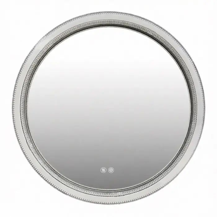 Зеркало с подсветкой в ванную Azario Грей 600х600х50 АZ-LED010125 цвет серый матовый