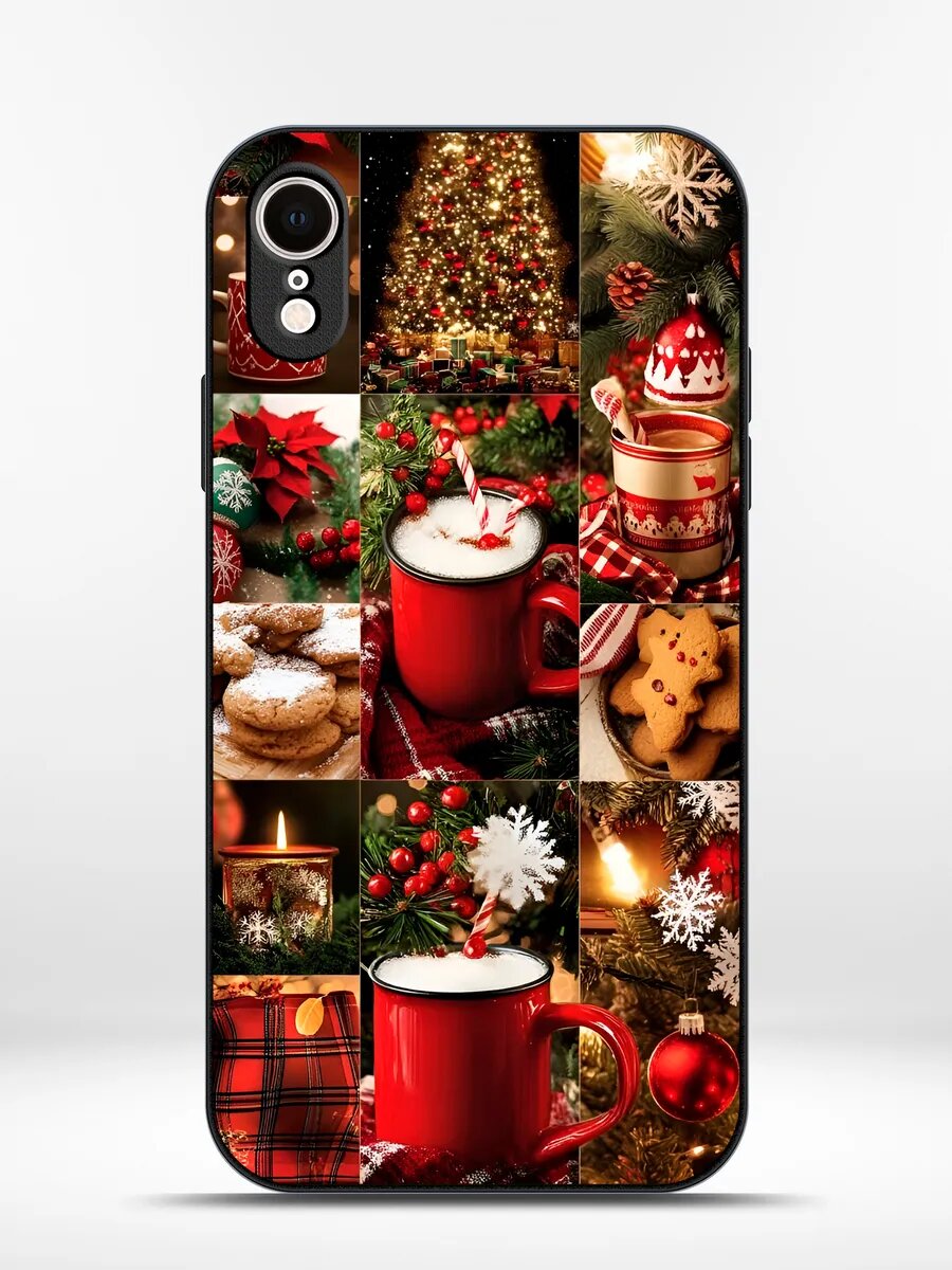 Чехол на iPhone XR Новогодний