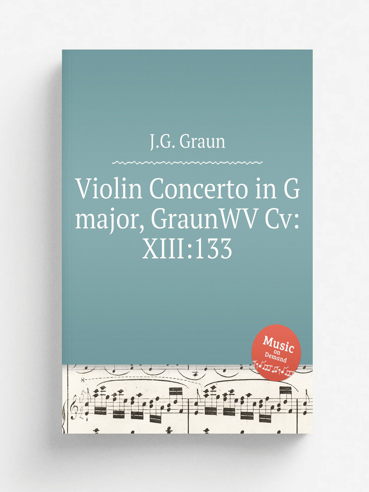 Violin Concerto in G major, GraunWV Cv: Xiii:133 | J.G. Graun | Репринт