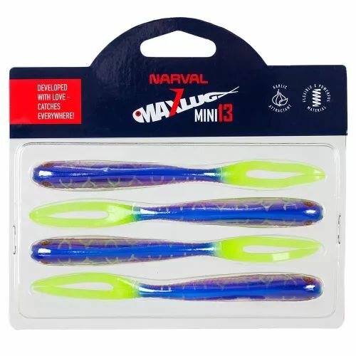 Силиконовая приманка Narval Maxlug Mini 13см #050 4шт.