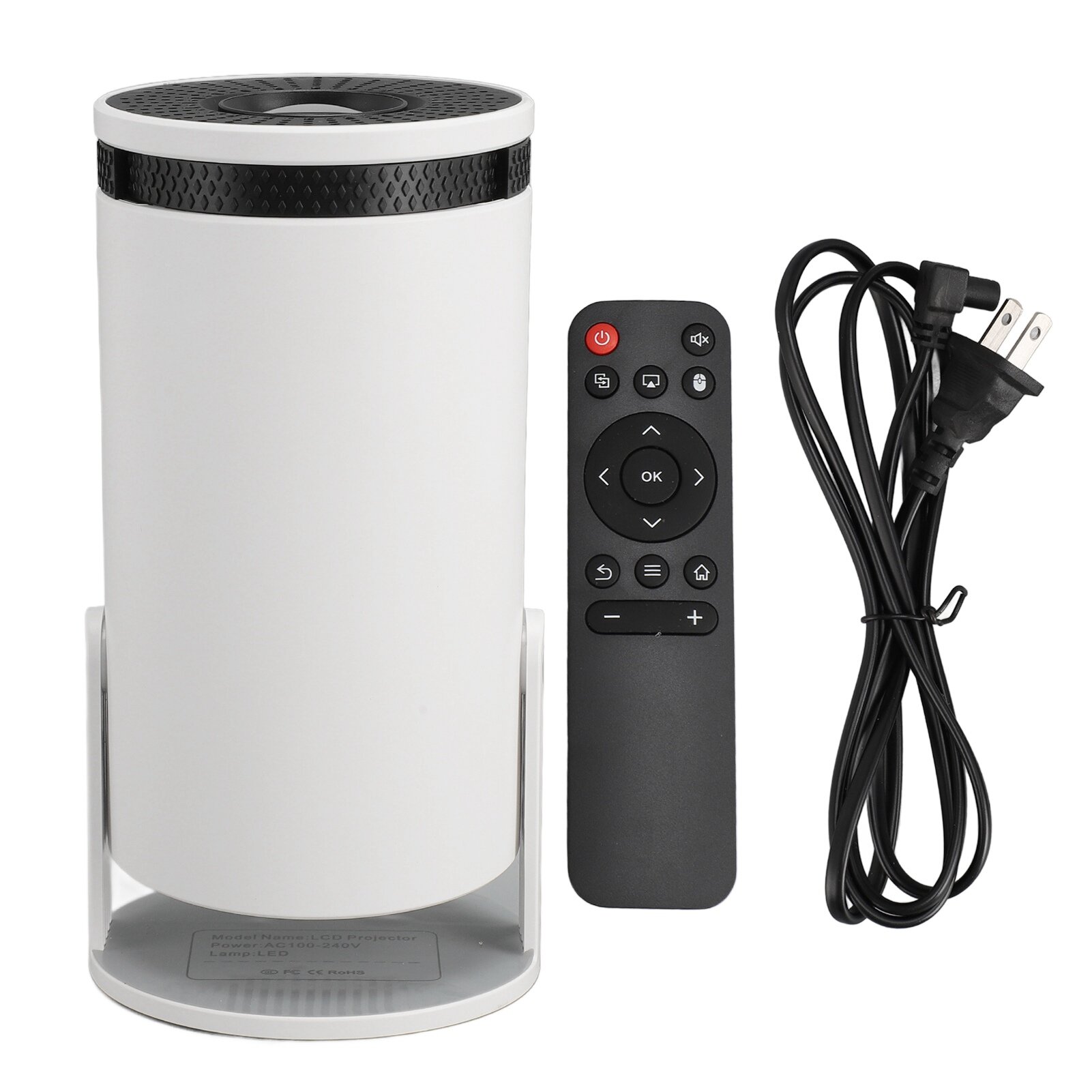 Маленький проектор 1080P 5G WiFi Bluetooth 1G Plus 8G Phone Wireless Same Screen Portable Projector для дома и улицы 100 240 В вилка США