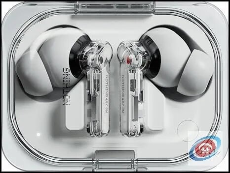 Наушники беспроводные с микрофоном Nothing Ear (a), Bluetooth, USB Type-C, белый, прозрачный