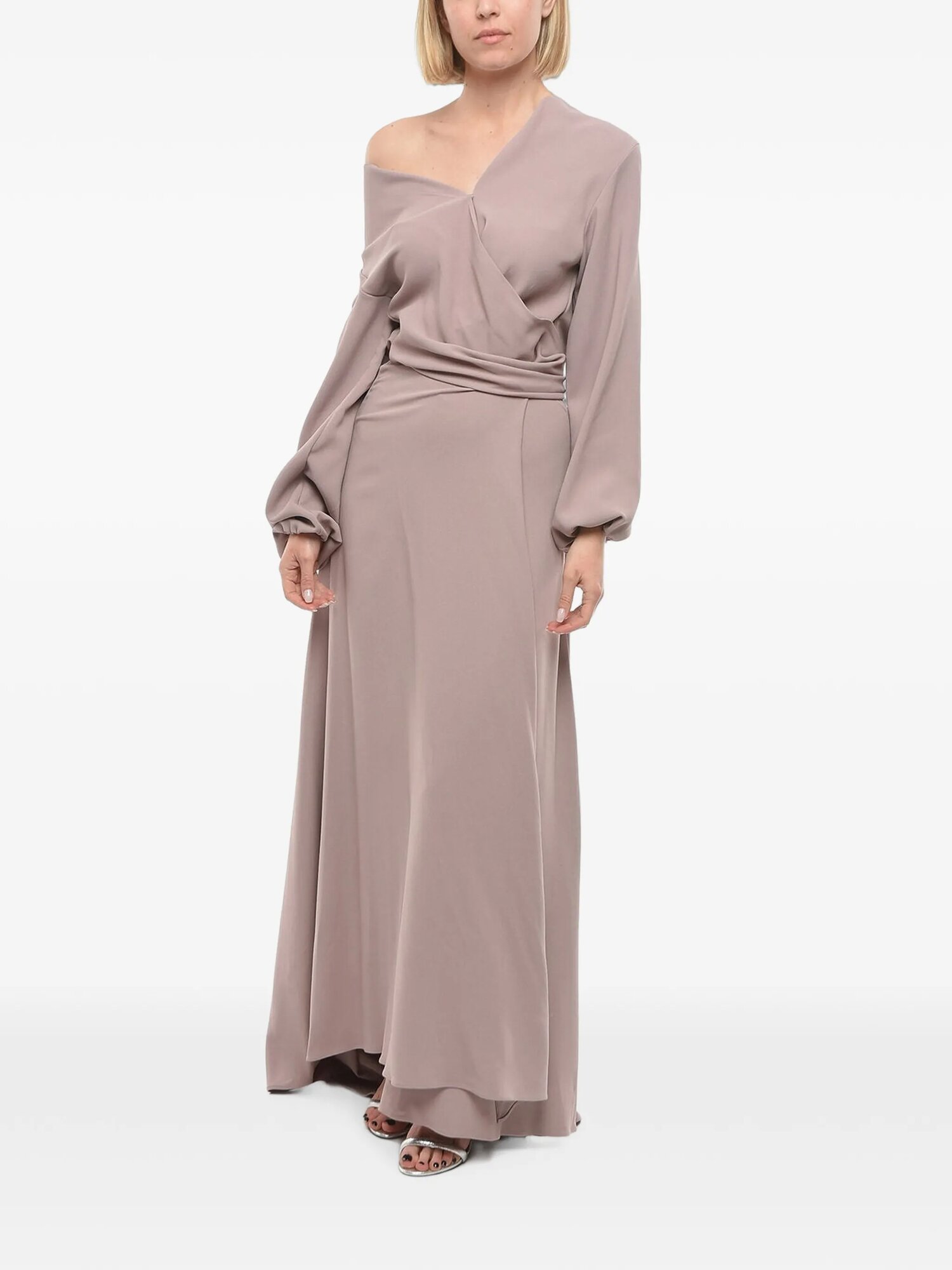 Платье Maxi belted wrap dress