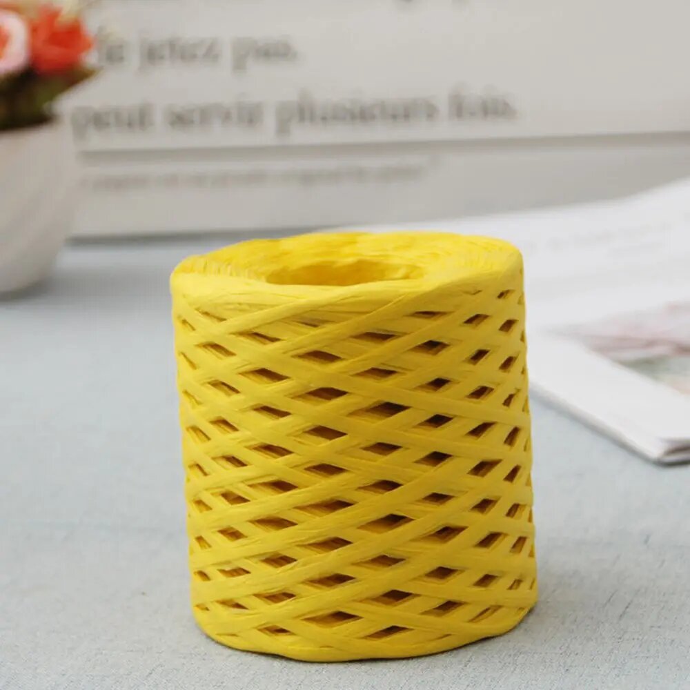 Плетеная веревка из полиэстера 200 м Желтый, Yellow