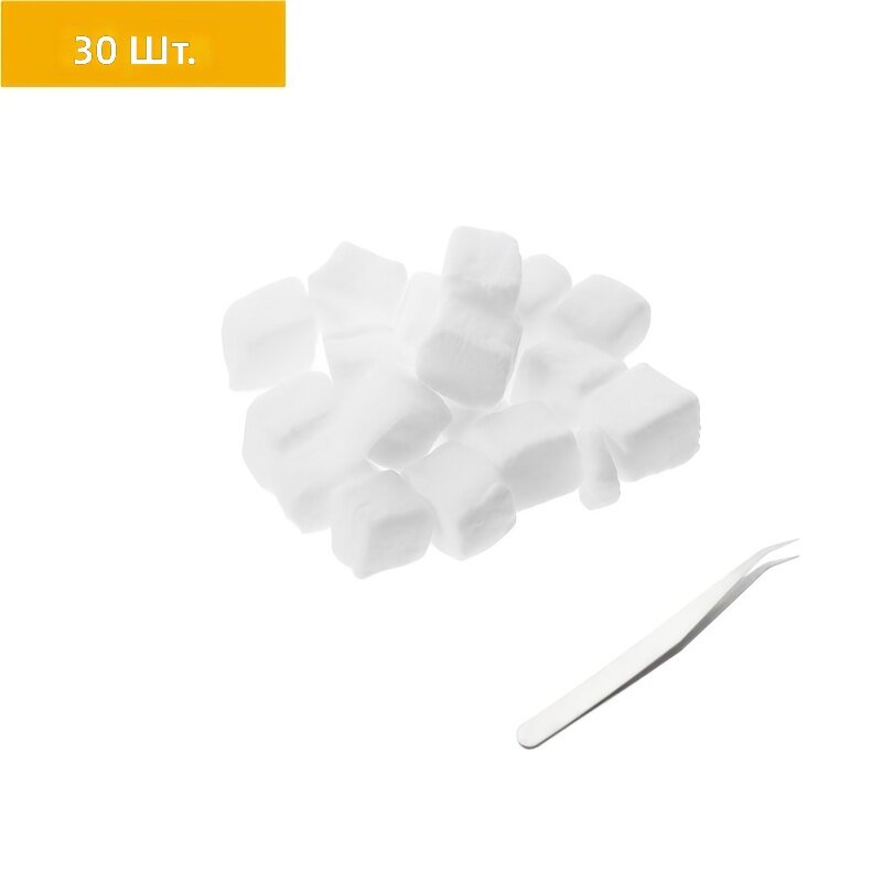 Фитили керамические для настольных каминов, 30 шт, 0.79x0.79x0.79 дюйма