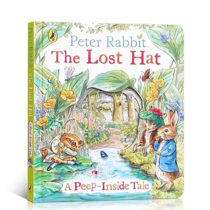Peep Inside Peter Rabbit A Board book Colouring English Activity Story Book for Kids Новая модель 2025 | Potter Beatrix