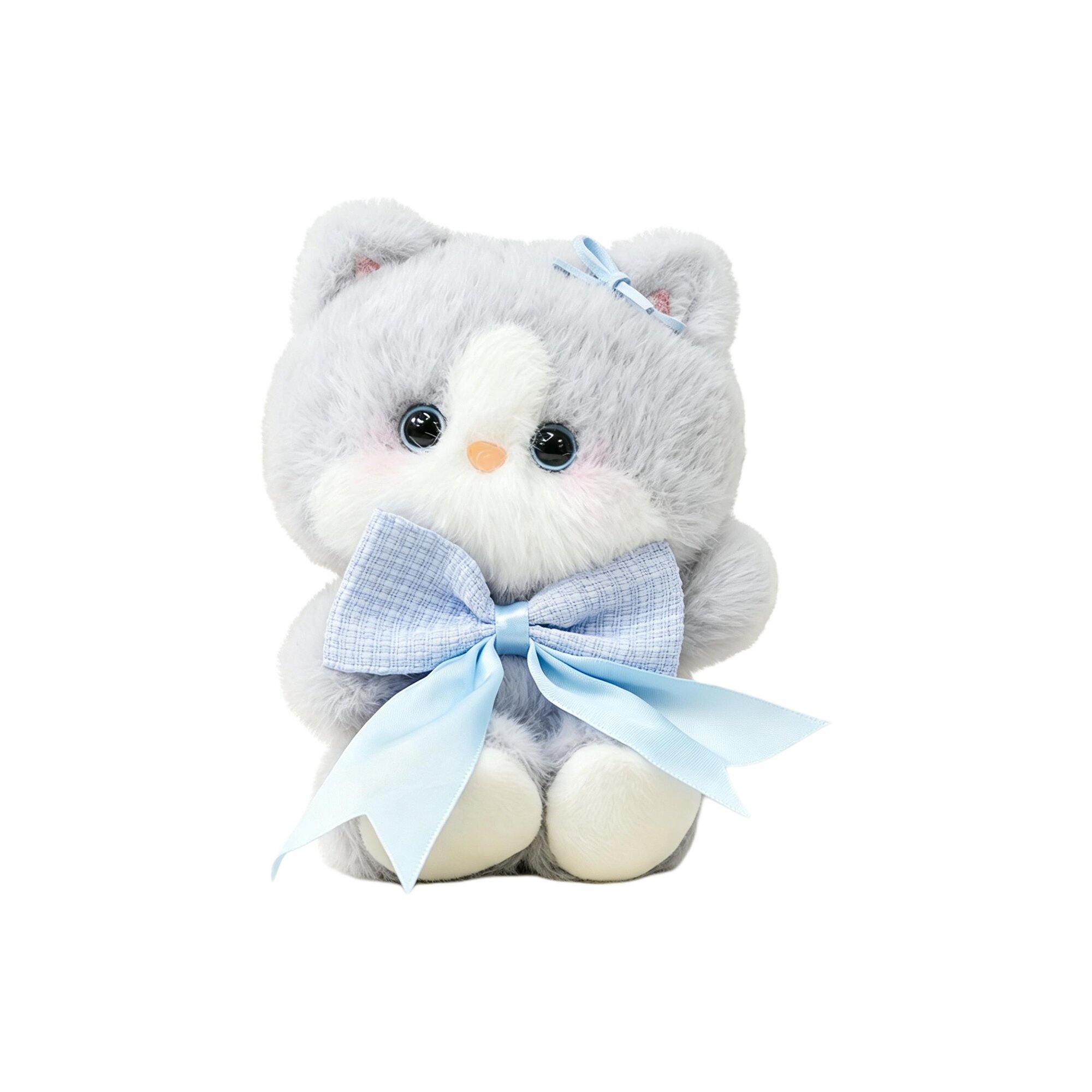 Ian Bay Милый стиль Бант Kitten Plush Шармы 13 см Высота 13cm