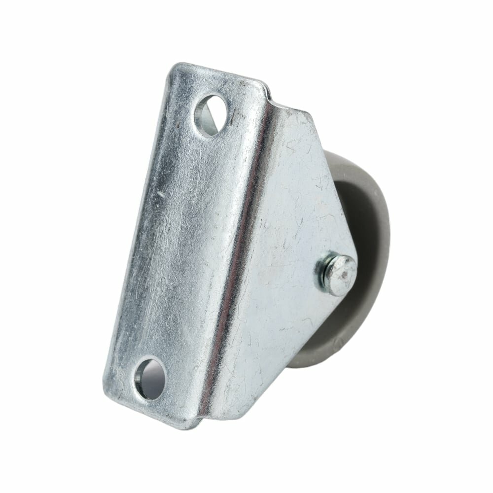 Ролик выкатной неповоротный Zitar C.3, D30мм, серый нейлон - накл. 148456