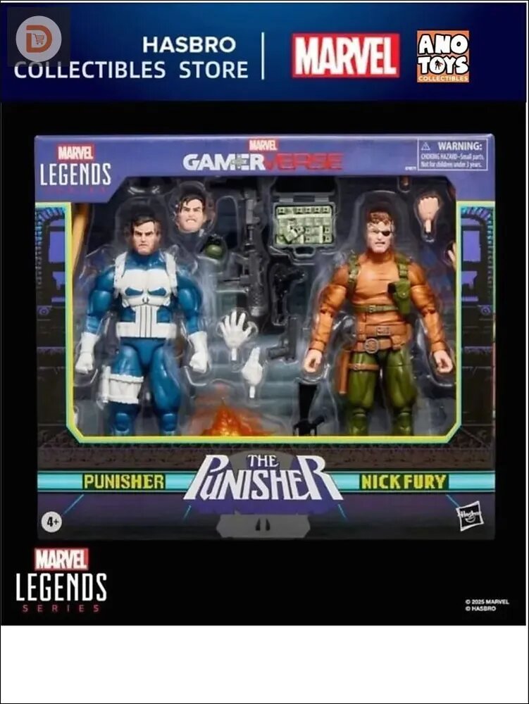 Игрушечные фигурки-украшения . Marvel Legends Gamerverse The Punisher and Nick Fury 2pk 6 Inch Scale