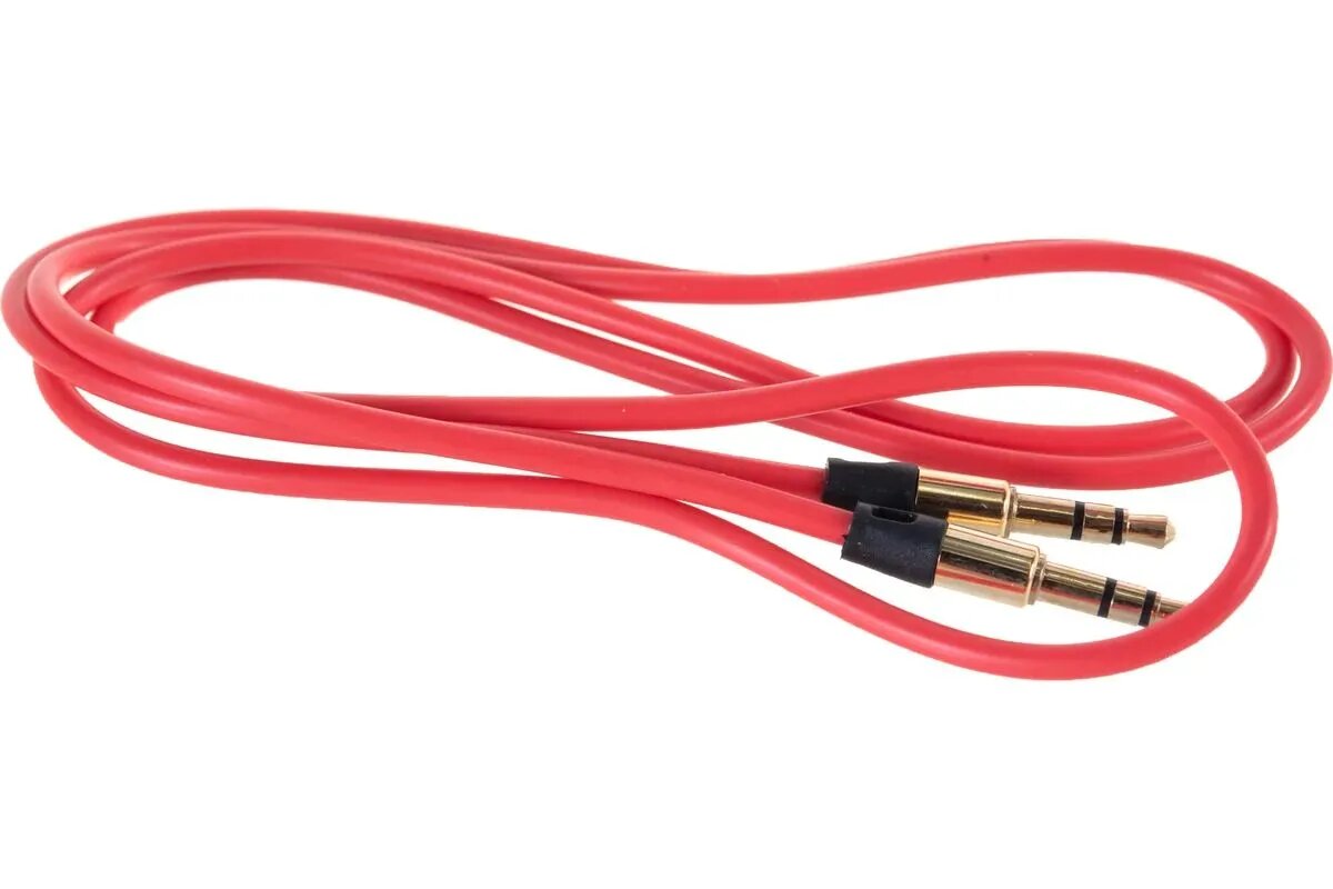 Кабель Audio MiniJack(m) - MiniJack(m) 1м Cablexpert красный