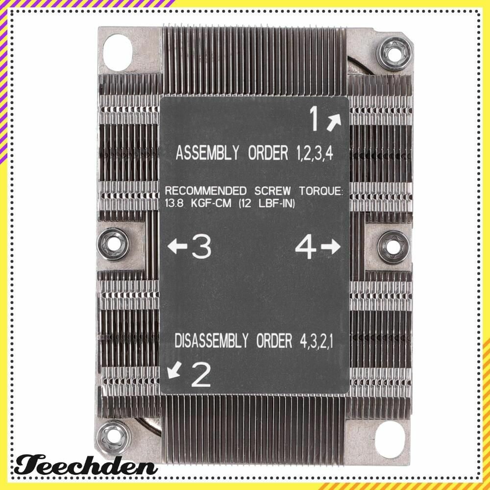 Охладитель для CPU, высококачественный, подходит для FCLGA3647-0, для серверов серверный охладитель FCLGA3647-0 для процессора