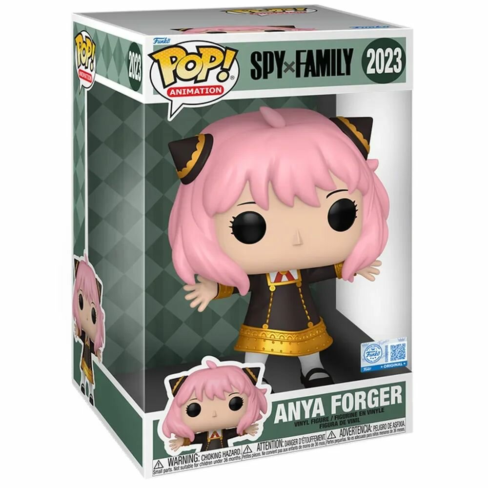 Фигурка Funko Pop Фанко поп Аня Форджер 25 см из аниме Семья шпиона Anya Forger Spy x Family 2023