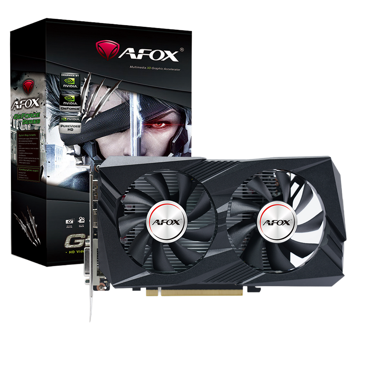 Видеокарта Afox GeForce RTX 3050 6 ГБ (RTX 3050 6GB), RTL