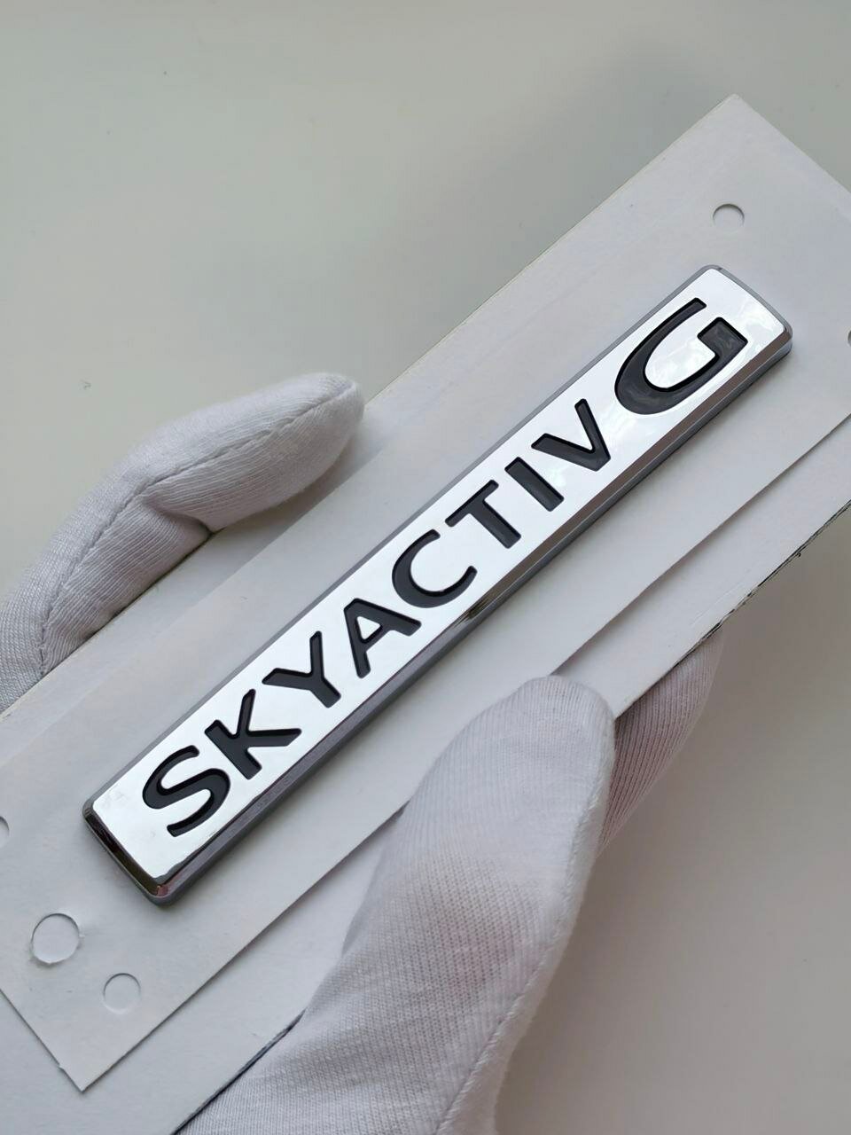 Надпись skyactivG 105*15 мм эмблема шильдик Mazda
