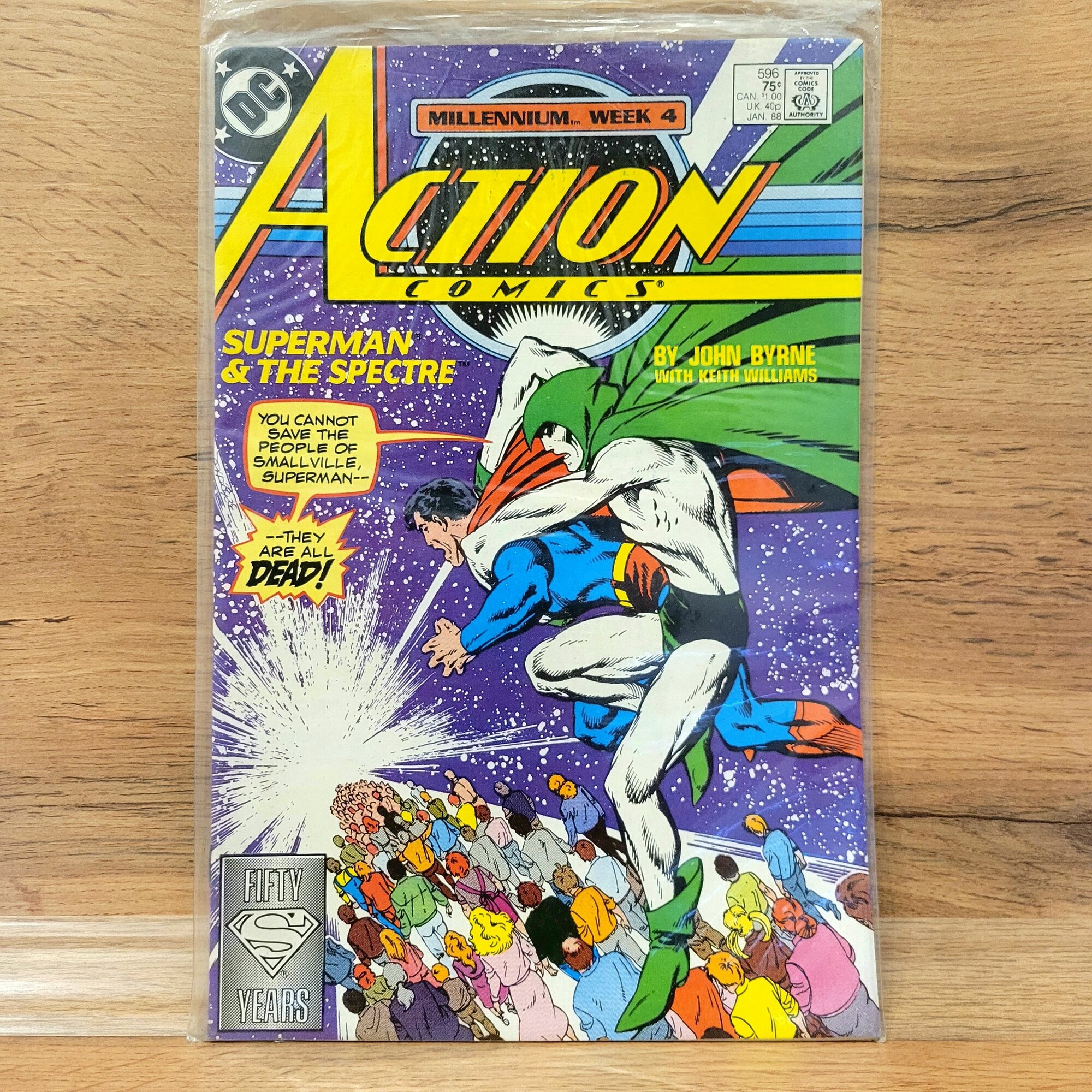 Раритетный Комикс Action Comics #596. 1980 Год.