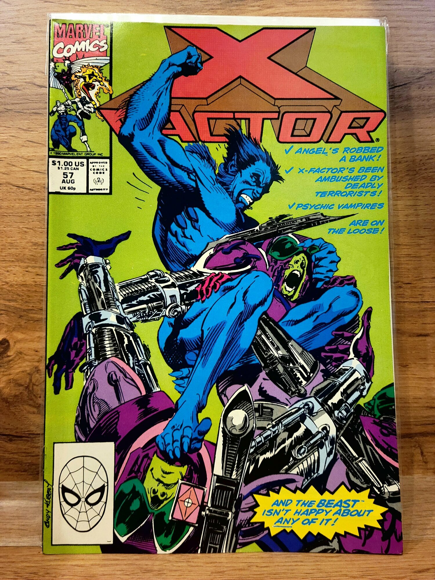 Ретро Комикс X Factor #57. 1990 Год. Оригинал!