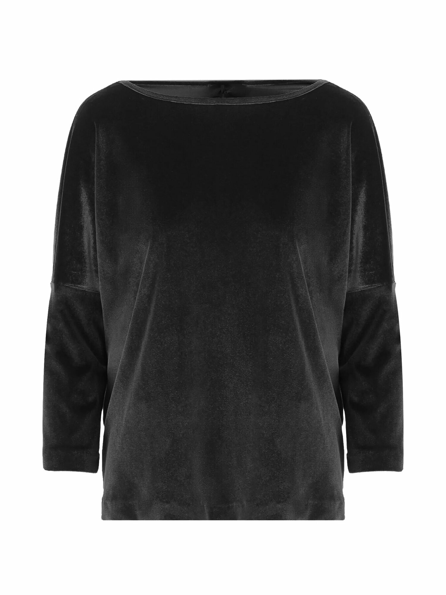 Свитер  Velvet-effect dropped-shoulder sweater
