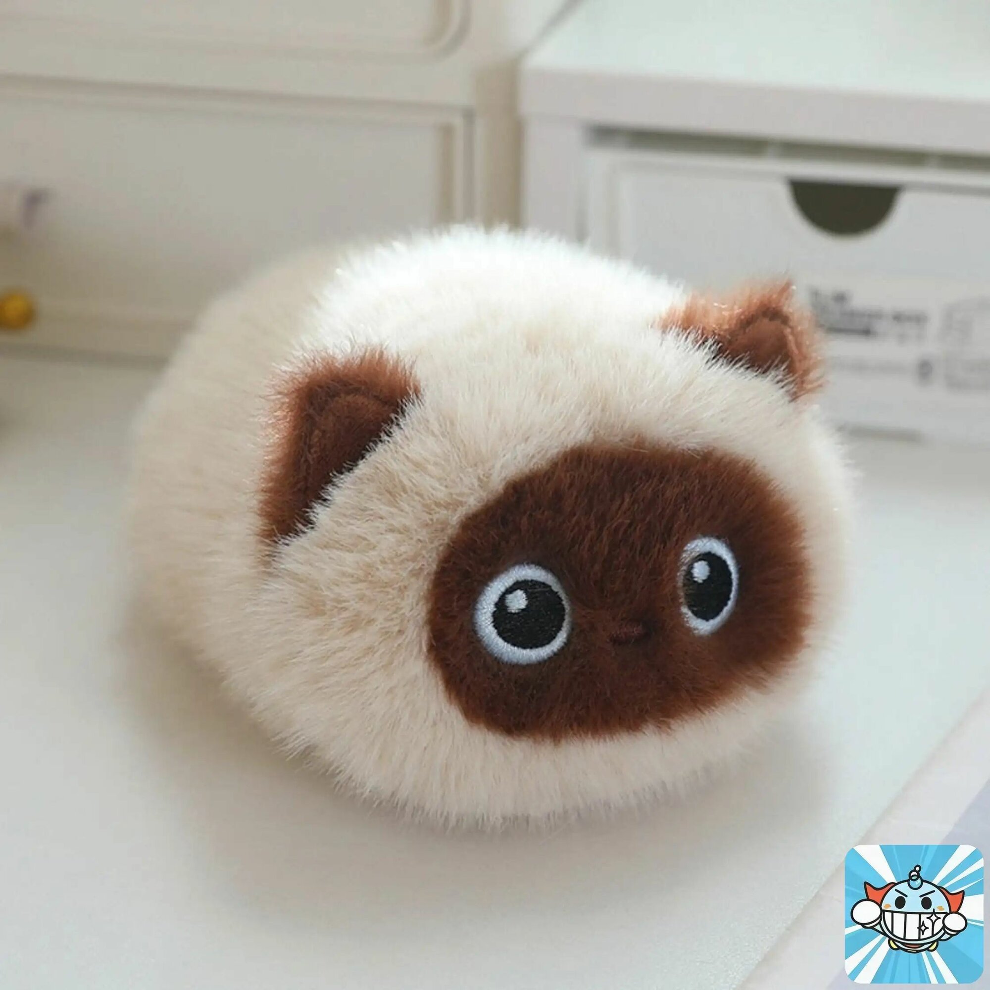 Мягкая игрушка для кошек FSZL1K79/K9DEU, белая, 25x20x20 см, плюшевый зверек для игр и сна