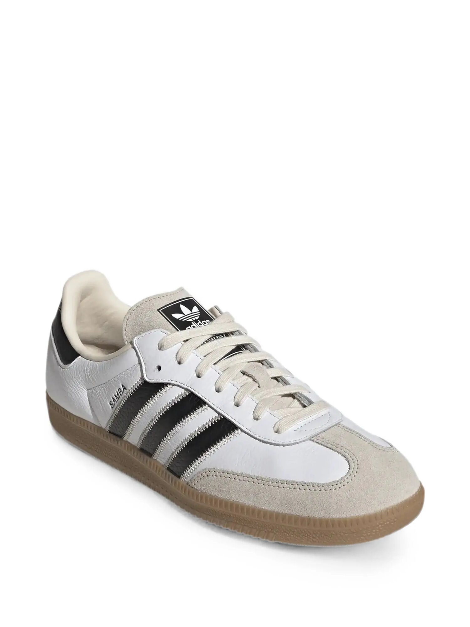 Кроссовки adidas Samba, размер 5 US, бежевый/белый — фото 1