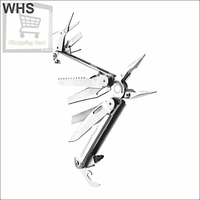 Тактический мультитул Leatherman Wave Plus с 17 функциями и чехлом с чехлом 17 функций многофункциональный