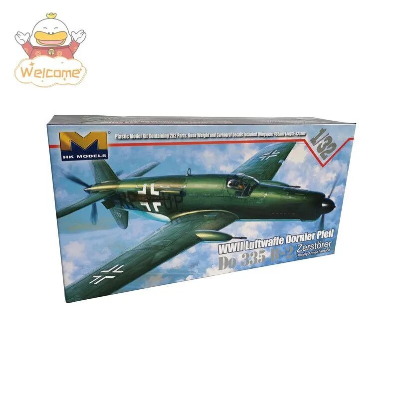 Сборная модель самолета Dornier Do 335 A 1/32, WWII, черный матовый, ABS пластик — фото 1