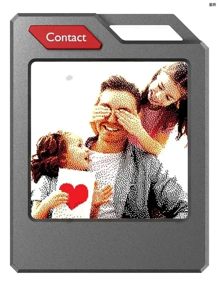 Bluetooth трекер PhotoTag P30 с E Ink дисплеем, совместимый с Find My для iOS и Android