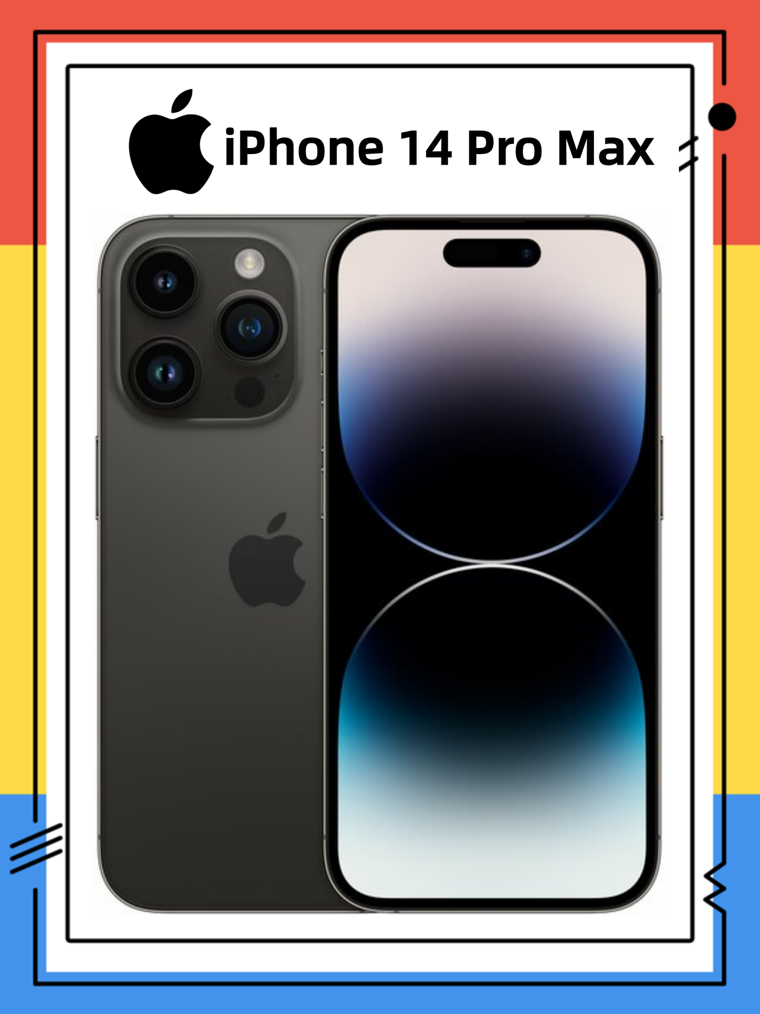 Смартфон Apple iPhone 14 Pro Max, 256 ГБ, 2 nano SIM , черный