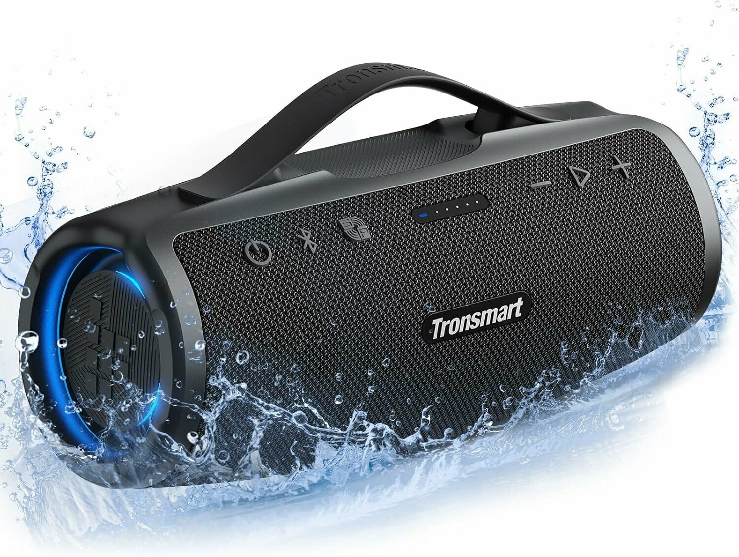 Портативная беспроводная колонка Tronsmart Mirtune S100,50Вт, RGB-светомузыка, Bluetooth 5.3, IPX7, Гарантия 6 мес