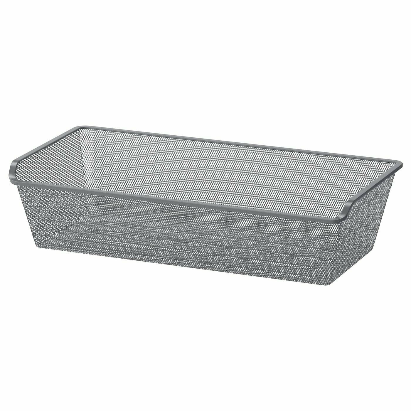 Корзина для хранения IKEA KOMPLEMENT проволочная корзина 702.573.08, 75x35 см, темно-серый