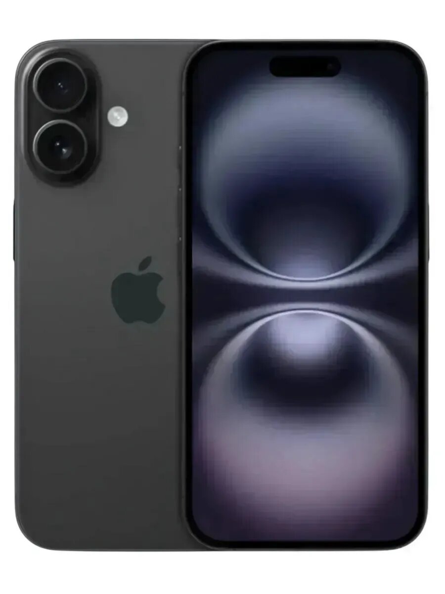 Смартфон Apple iPhone 16 128ГБ black 2 Nano-SIM, б/у, хорошее состояние, почти без следов использования
