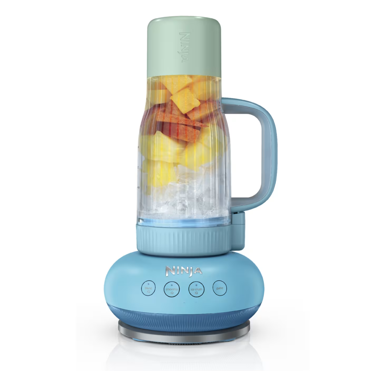 Персональный блендер Ninja BlendBOSS Tumbler Blender DB351EUBL, 1100 Вт, 710 мл, голубой (уцененный)