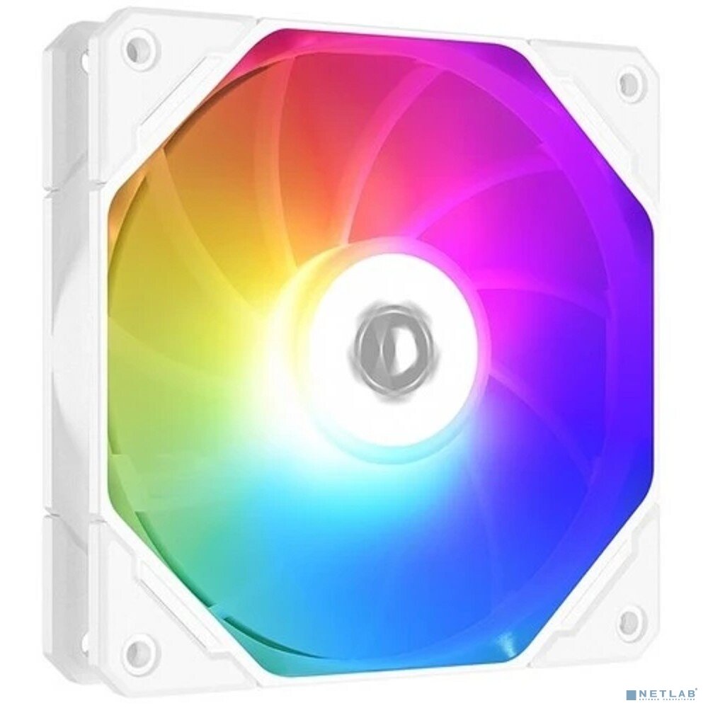 Case fan ID-Cooling TF-12025-PRO-ARGB WHITE 120мм ( PWM, резиновые углы, белый, ARGB, 500-1800об/мин) BOX