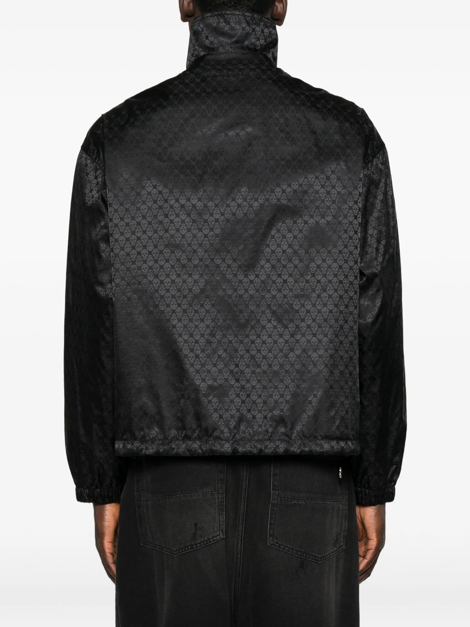 Куртка Alexander McQueen Skull-jacquard jacket, размер 50 — фото 1