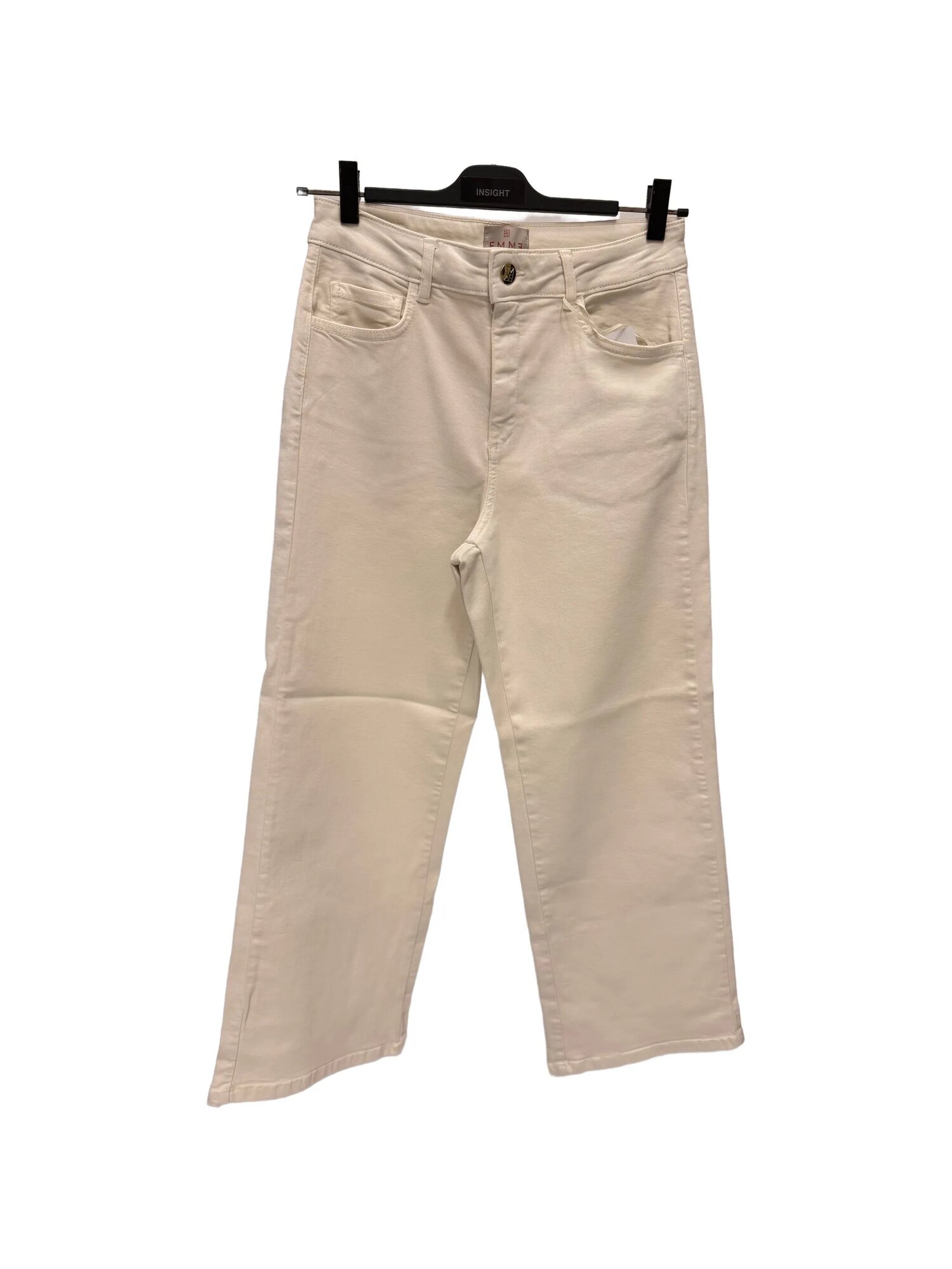 Джинсы eMMe Straight-leg five-pocket jeans, размер 40, разноцветный