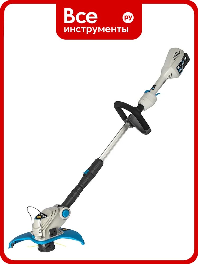 Триммер аккумуляторный DDE BlueTech GTB 400 (ниж. двигатель, 3 регулировки, без ЗУ и АКБ) 912-365