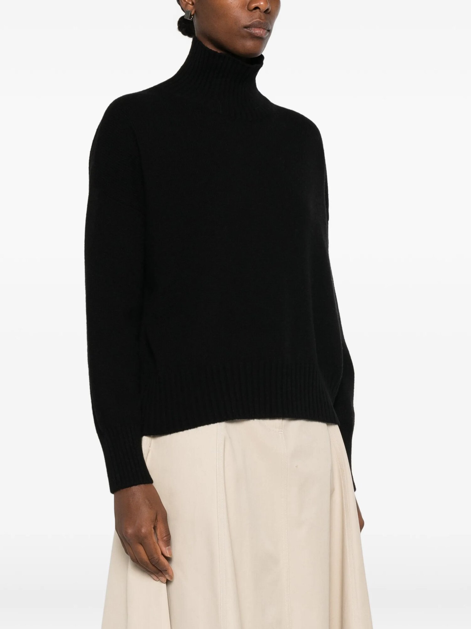 Свитер ARAGONA Roll-neck ribbed-trim sweater, размер 44 — фото 1